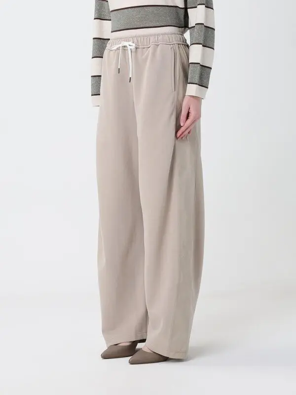 Brunello Cucinelli Cotton Drawstring Trousers