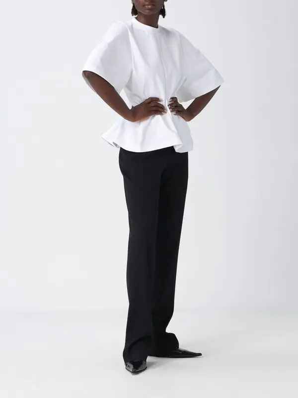 Balenciaga Stretch Wool Slim Fit Trousers
