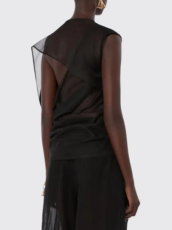 Sportmax Asymmetrical Sleeveless Top