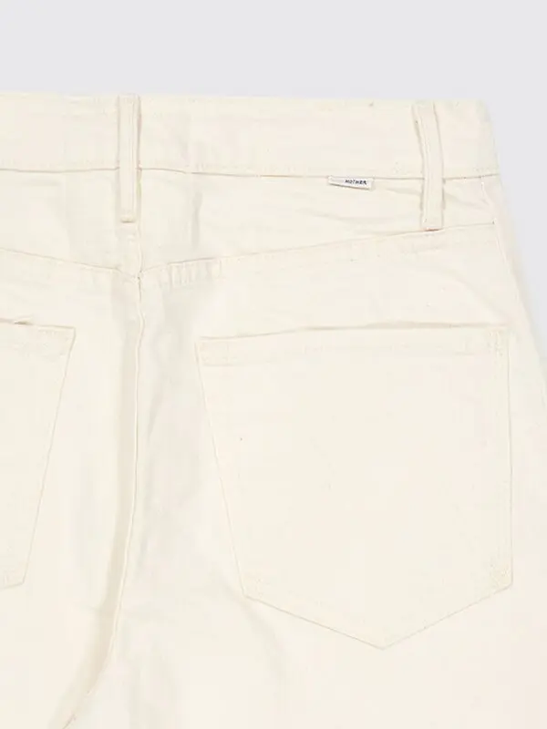 MOTHER Stretch Denim Cropped Fit Jeans