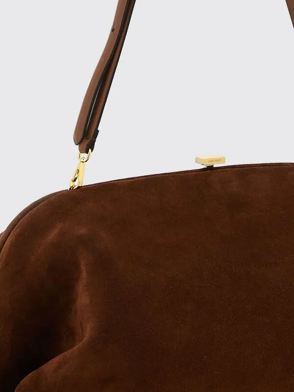 Alberta Ferretti Suede Shoulder Bag - Brown