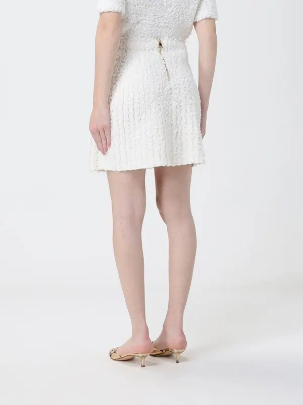 Balmain Textured Mini Skirt
