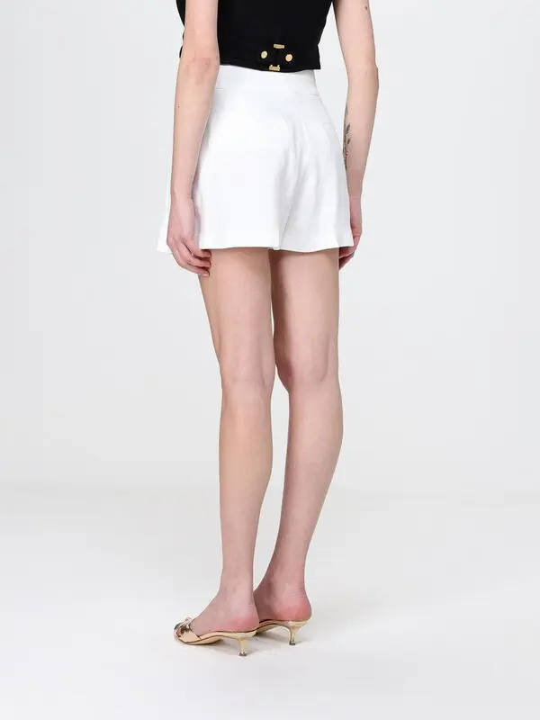 Elisabetta Franchi Pleated Shorts - Ivory