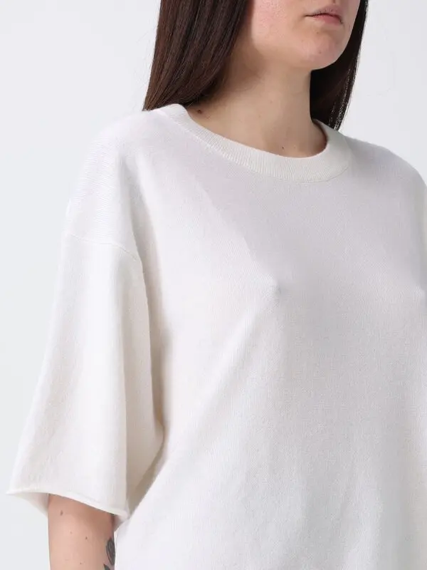 ALLUDE Cashmere Crew-neck Pullover
