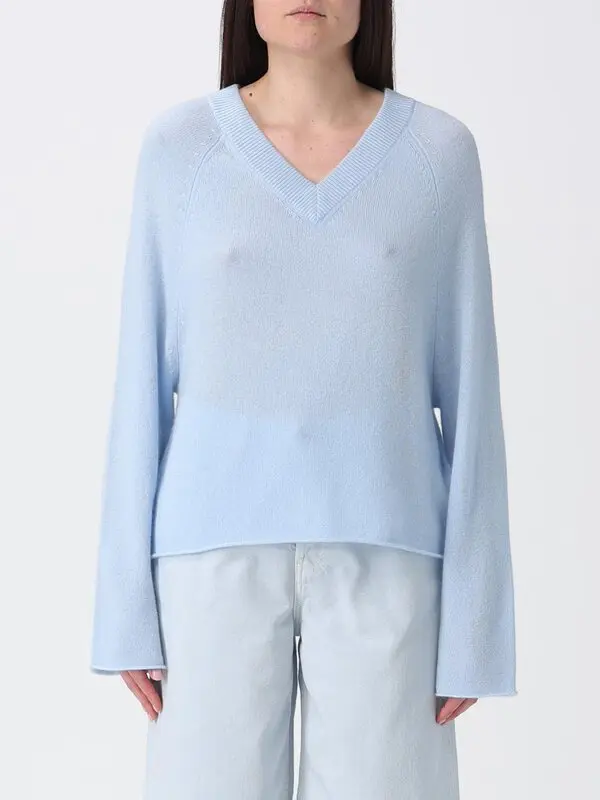 ALLUDE V-neck Sweater - Blue