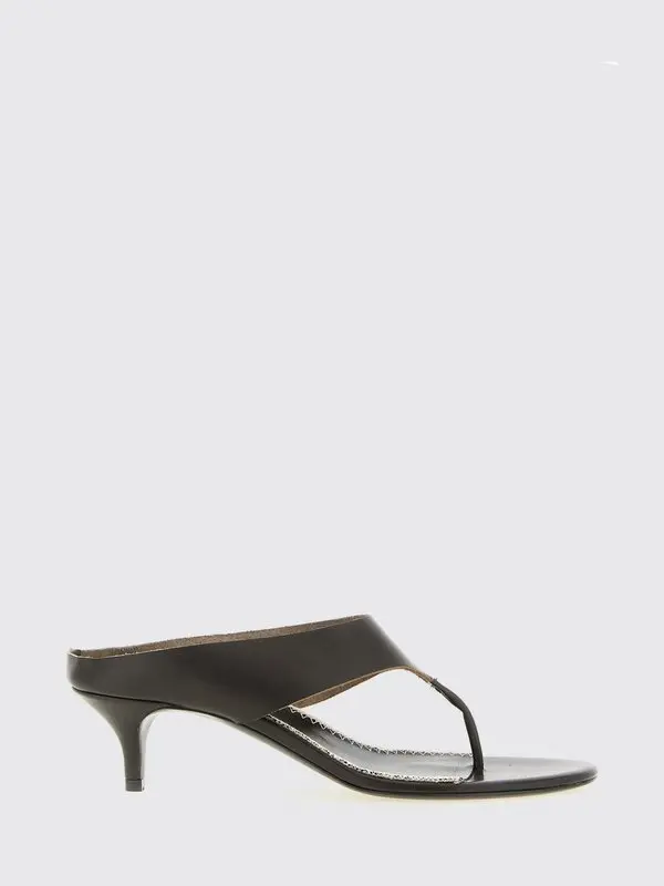 Magda Butrym Nappa Thong Mules - Brown