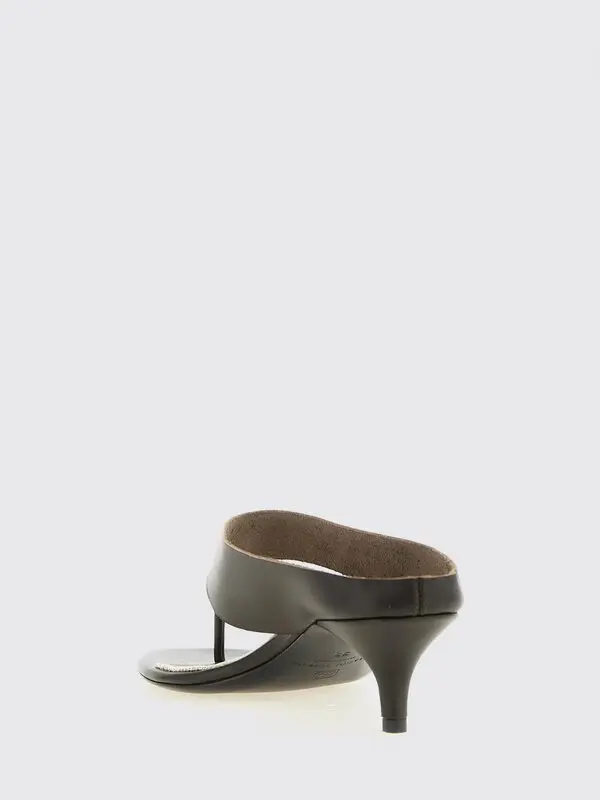 Magda Butrym Nappa Thong Mules - Brown