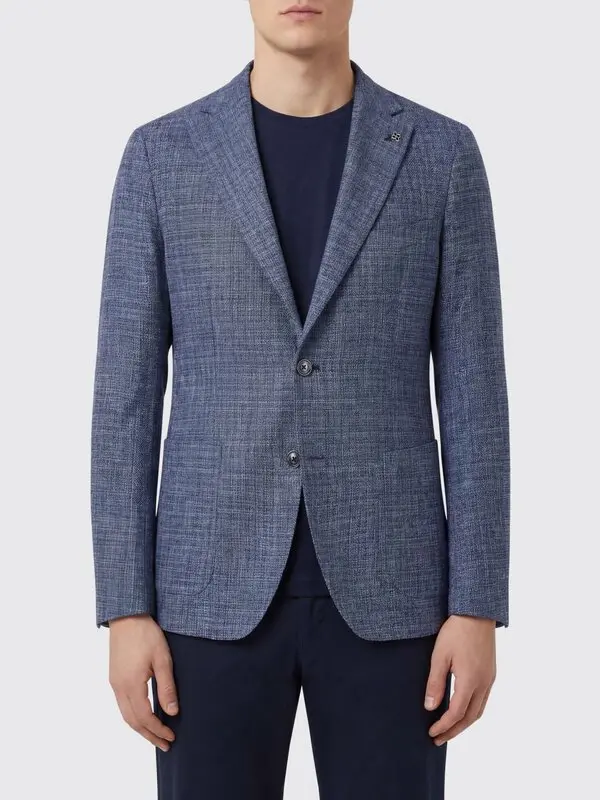 Tagliatore Single-breasted Blazer - Blue