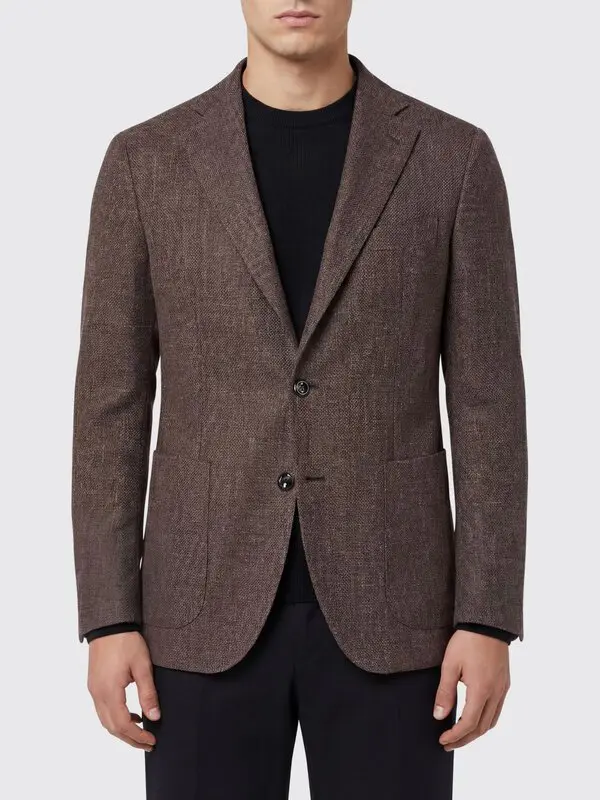 Tagliatore Single-breasted Blazer - Brown