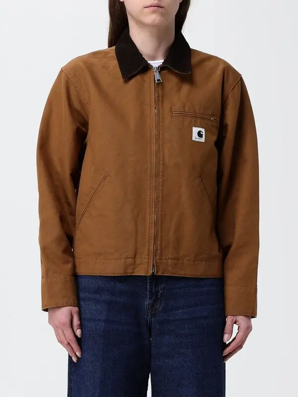 Carhartt Work In Progress Zip Up Jacket - Brown