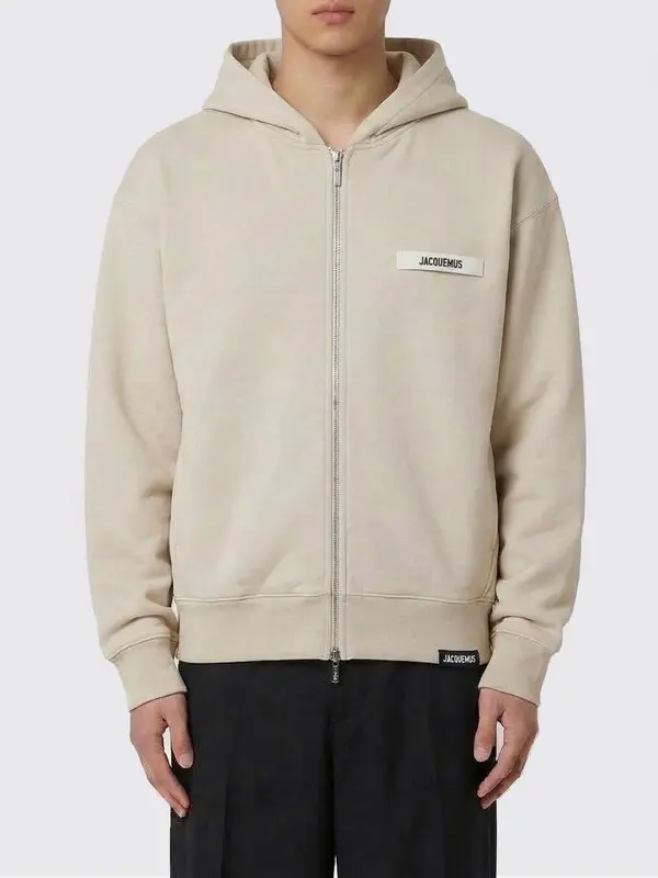 Jacquemus Zip-up Sweatshirt - Beige