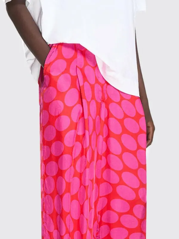Dries Van Noten Printed Viscose Palazzo Trousers