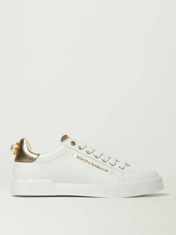 Dolce & Gabbana Lace Up Sneakers - White