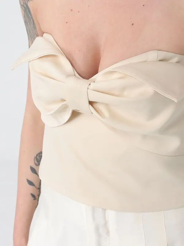 H COUTURE Bow Detail Corset Top