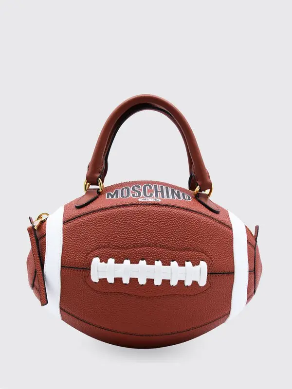 Moschino Novelty Football Tote - Brown