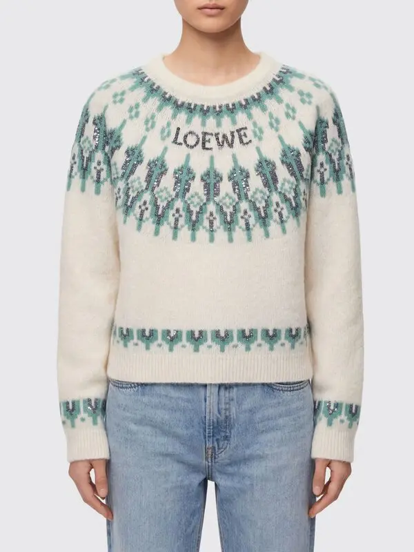 Loewe Pullover Sweater - White