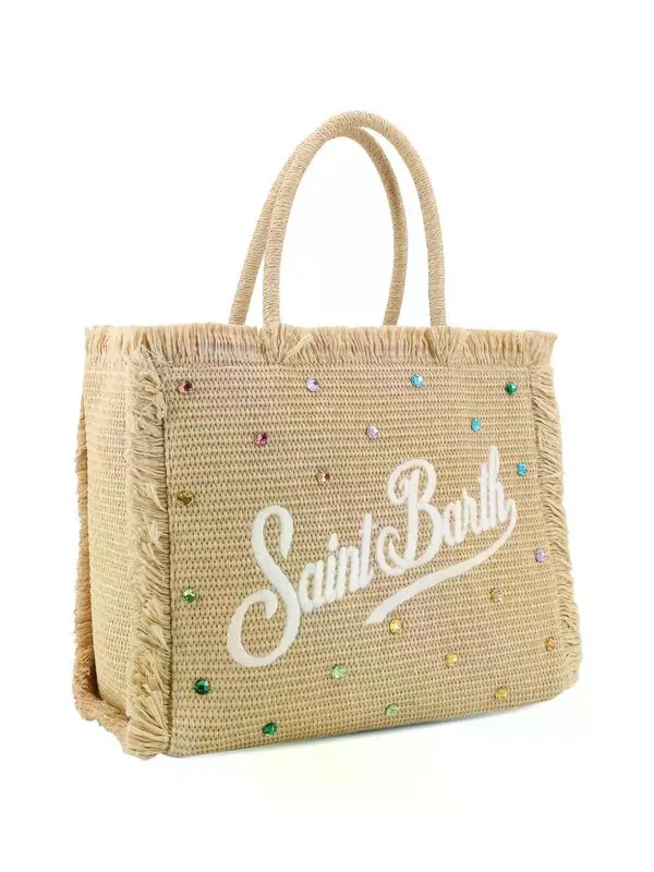 MC2 SAINT BARTH Crystal-embellished Tote Bag