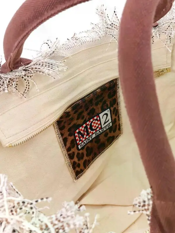 MC2 SAINT BARTH Leopard Print Tote Bag - Brown