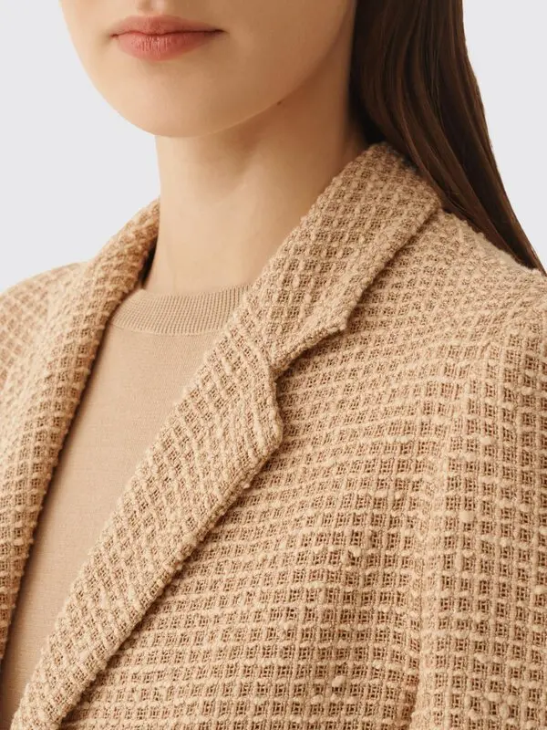 Fabiana Filippi Single Breasted Cotton Blend Blazer
