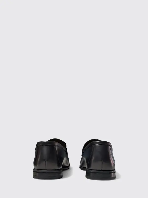 DOUCAL'S Smooth Calf Leather Loafers - Blue