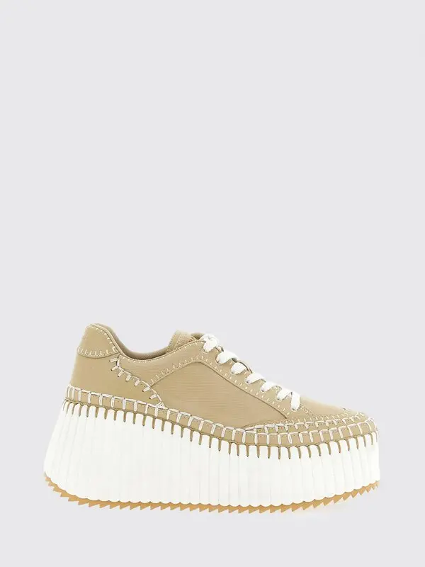 Chloé Low Top Sneakers - Kaki