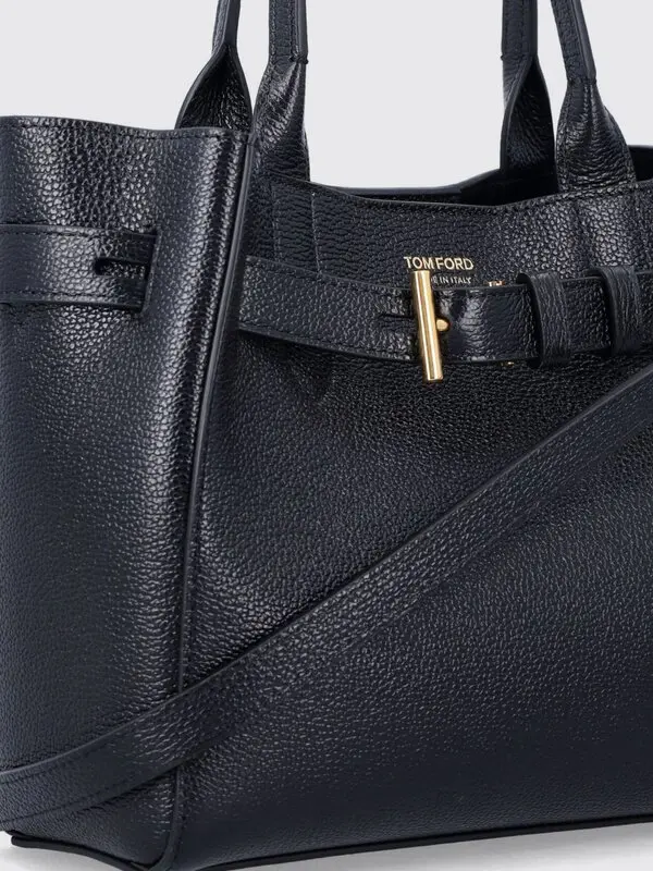 TOM FORD Leather Handbag - Black