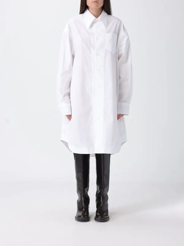 Ami Shirt Dress - White