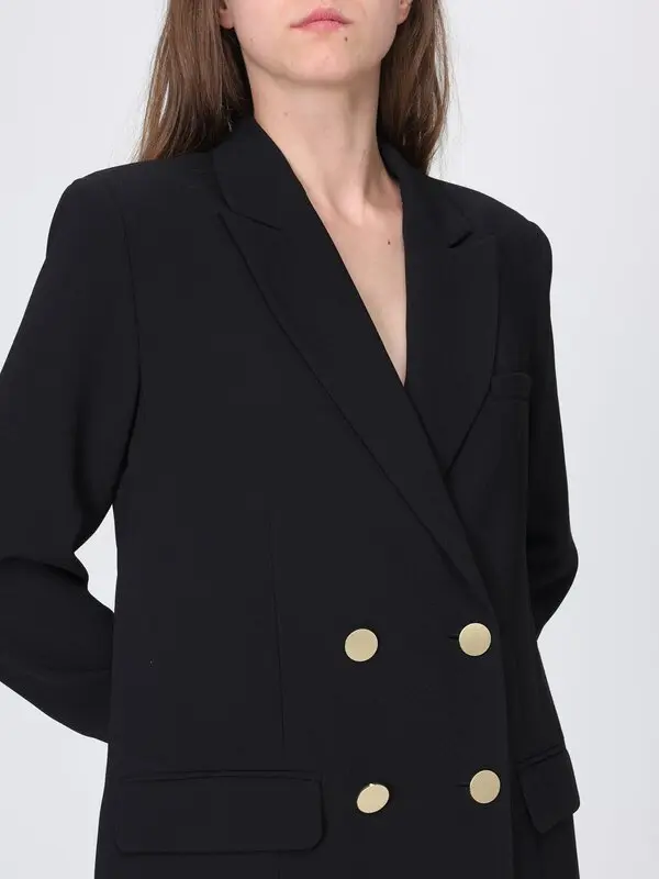 Armani Exchange Double Breasted Jacket - Black