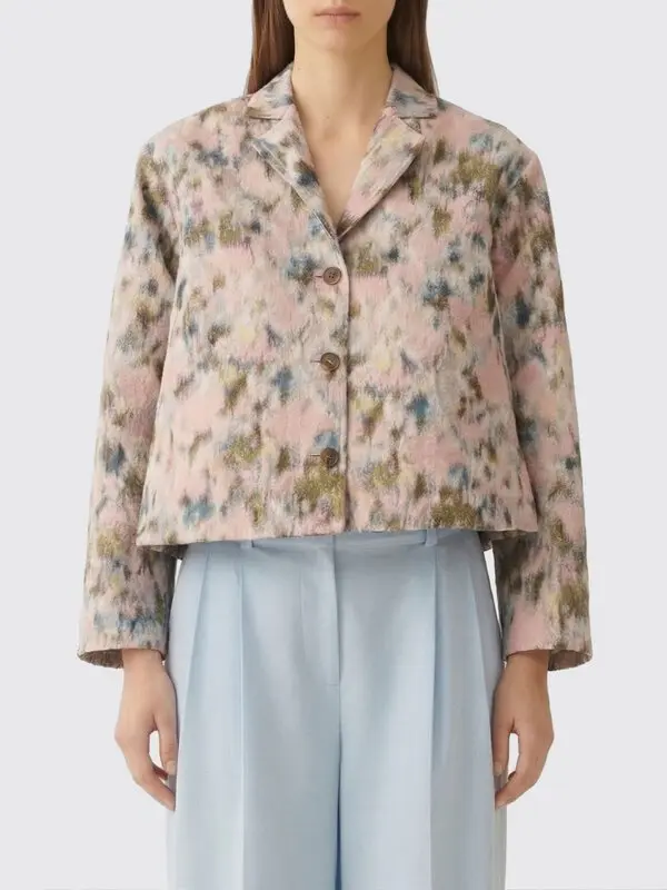 Fabiana Filippi Floral Polyester Blazer