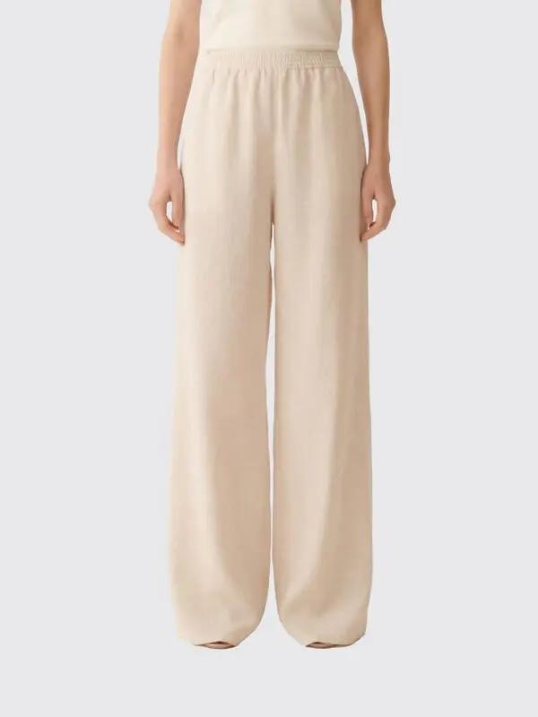 Fabiana Filippi Linen Palazzo Trousers - Natural