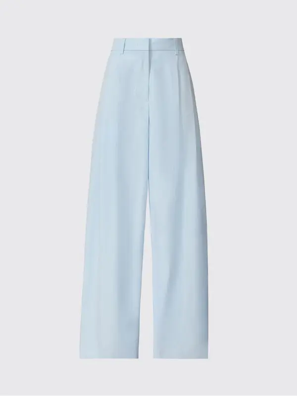 Fabiana Filippi Wide-leg Cotton Trousers With Monile Embellishment