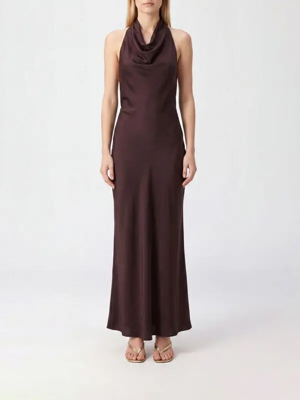 Simkhai Halterneck Maxi Dress - Brown