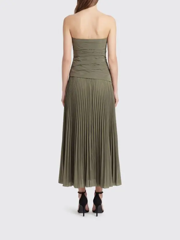 Simkhai Aria Pleated Midi Dress - Grey