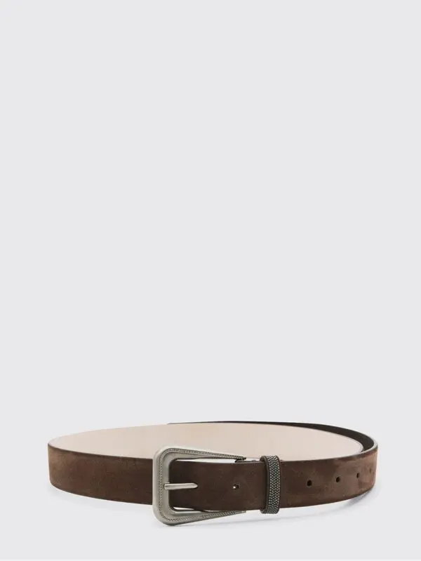 Brunello Cucinelli Leather Belt - Dark