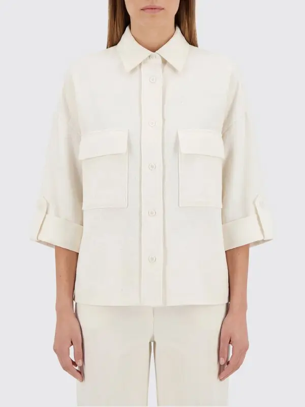 Eleventy Shirt - Yellow Cream