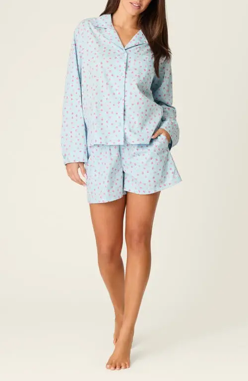 PJ Salvage After Party Short Pajamas - Dream Blue