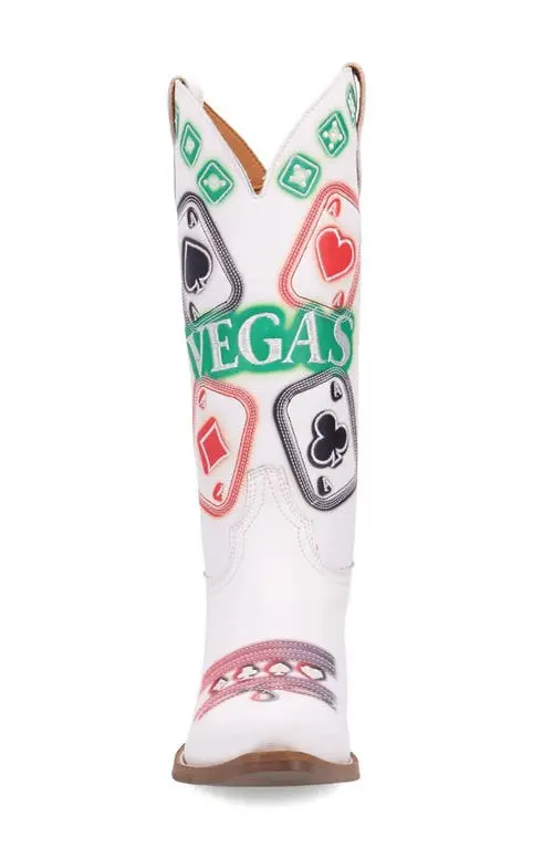 DINGO Vegas Embroidered Western Boots