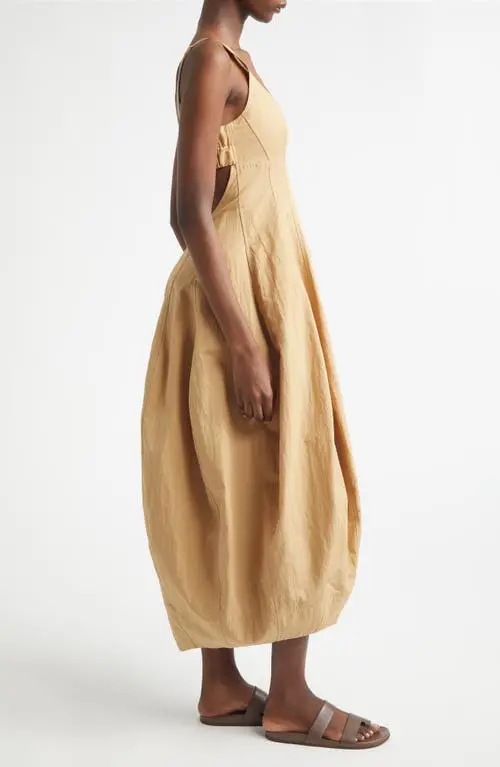 A.L.C. Nina Cotton-blend Barrel Dress - Sand Dune