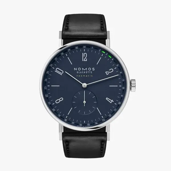 NOMOS GLASHUTTE Tangente Neomatik Update Midnight Blue Dial Watch, 40.5mm - Stainless Steel