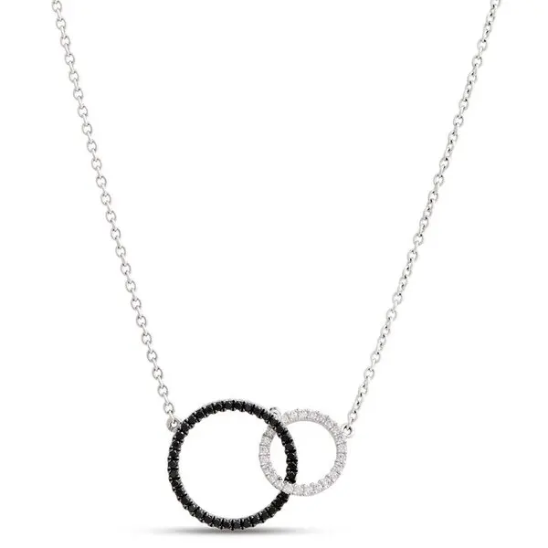Benbridge Diamond Double Loop Necklace - Wg