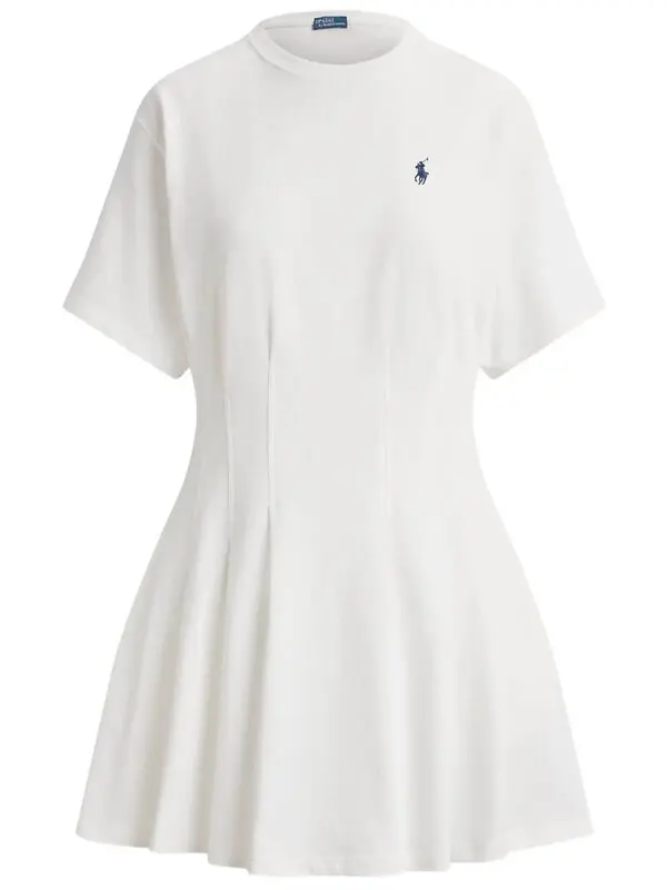 Polo Ralph Lauren Shaped Cotton Jersey T-shirt Dress - White