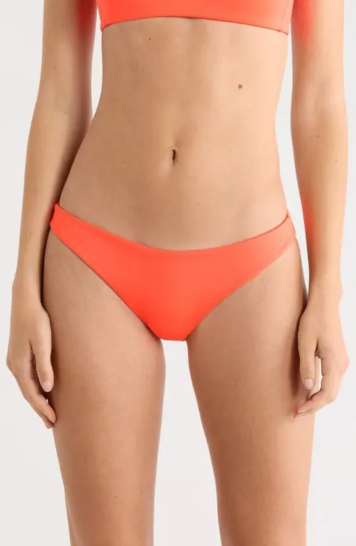 LEFT ON FRIDAY Hipster Bikini Bottoms - Aperol Neon Orange