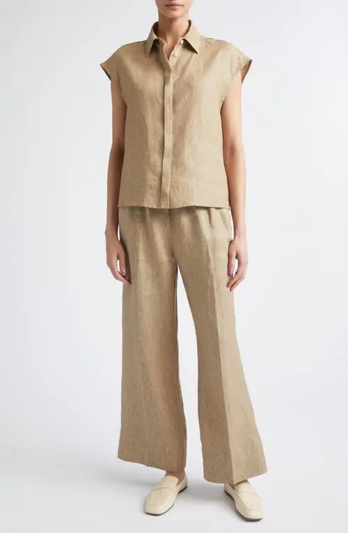 Herno Linen Water Repellent Boxy Vest