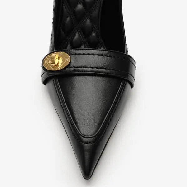 Burberry Leather Cotswolds High Pumps