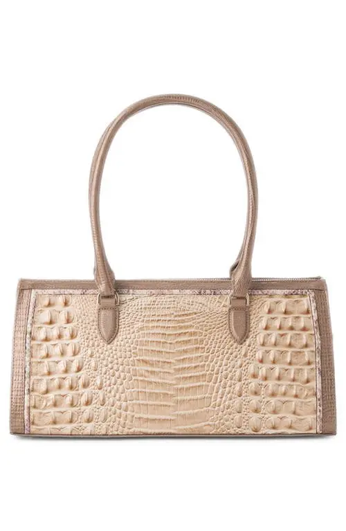 Brahmin Embossed Leather Satchel - Multi