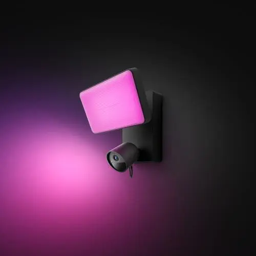 PHILIPS HUE Hue Secure Outdoor Floodlight + Camera Bundle