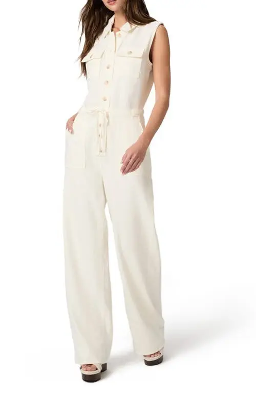 Paige Hayden Sleeveless Jumpsuit - Cream Cloud