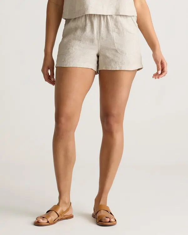 Quince 100% European Linen Shorts - Flax