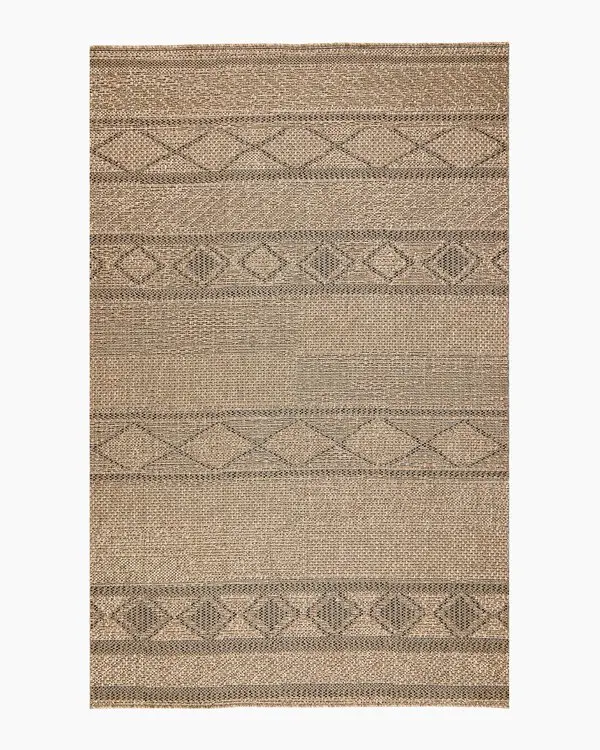 Quince Marbella Handwoven Indoor/outdoor Rug - Black