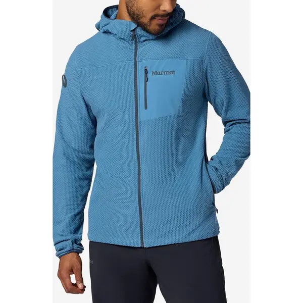 MARMOT Airfleece Zip Hoodie - Summer Storm